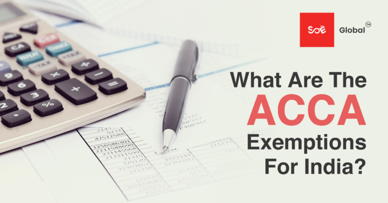What are the ACCA Exemptions for India? | SOE Global